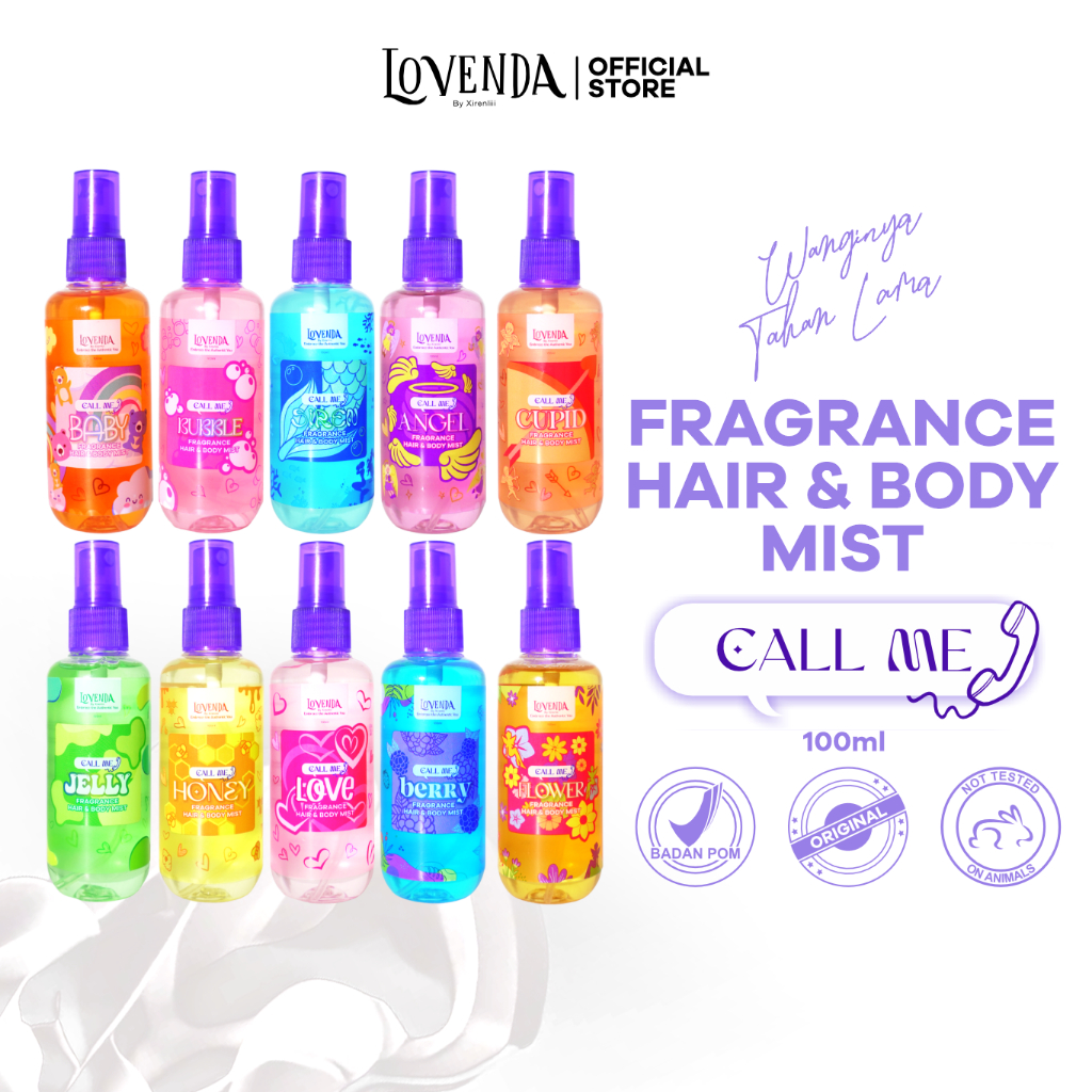 Jual Lovenda Fragrance Hair & Body Mist Call Me Series – Fragrance Hair ...