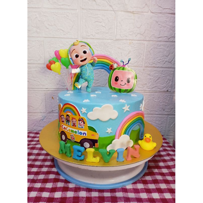 Jual kue ulang tahun cocomelon/cake ulang tahun cocomelon | Shopee Indonesia