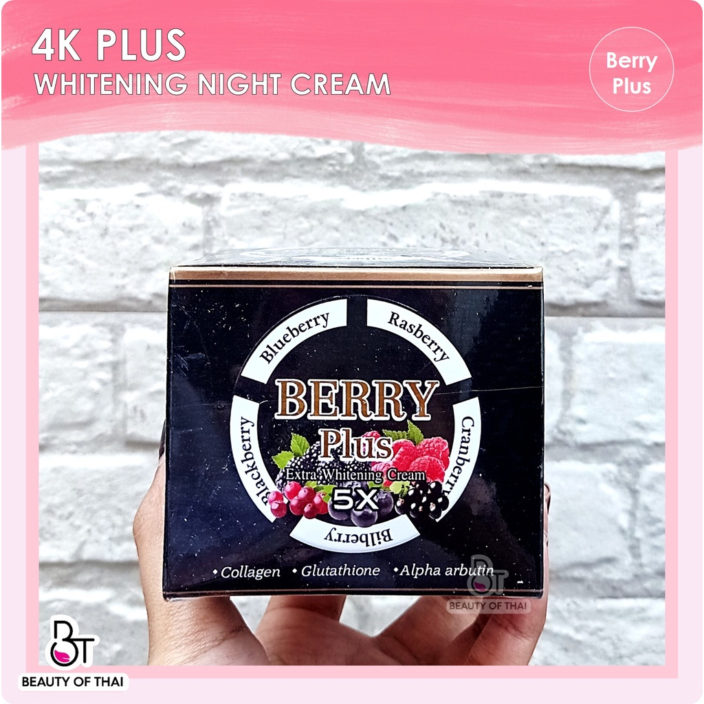 Jual 4K PLUS WHITENING NIGHT CREAM , BB CREAM , DAY CREAM , UNDERARM ...