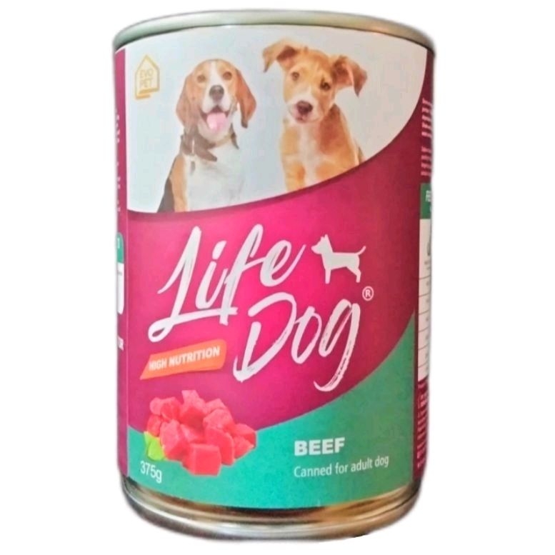 Jual LIFE DOG for Adult Dog Food (Kaleng) | Shopee Indonesia