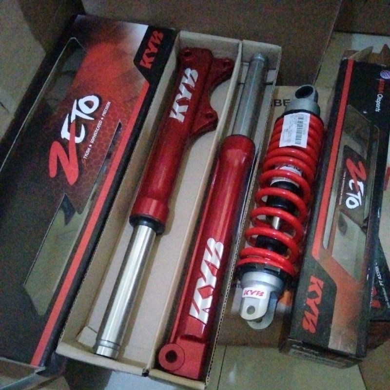 Jual KYB Shock Breaker Depan Belakang Paket KAYABA ZETO PREMIUM Yamaha Mio (All Series ...
