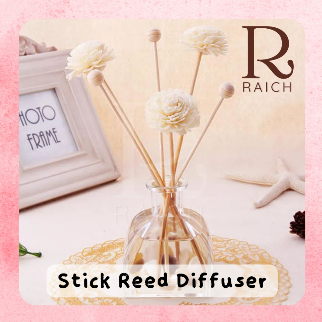 Jual PREMIUM Stick Diffuser Wave Curly Rattan Rotan Bunga | Shopee ...