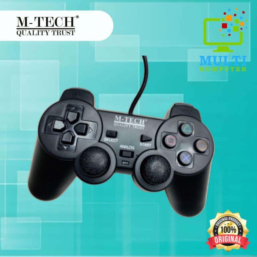 Jual Gamepad single Usb M-Tech/stick laptop/stick pc plug and play ...