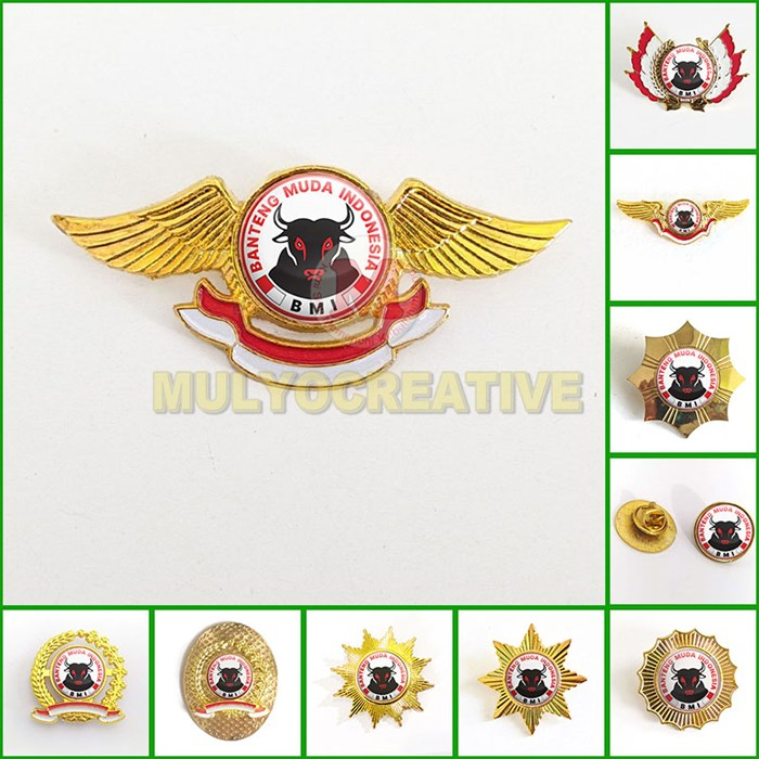 Jual Pin BMI PDIP Pin Bros Wing Logo Banteng Muda Indonesia PDI ...
