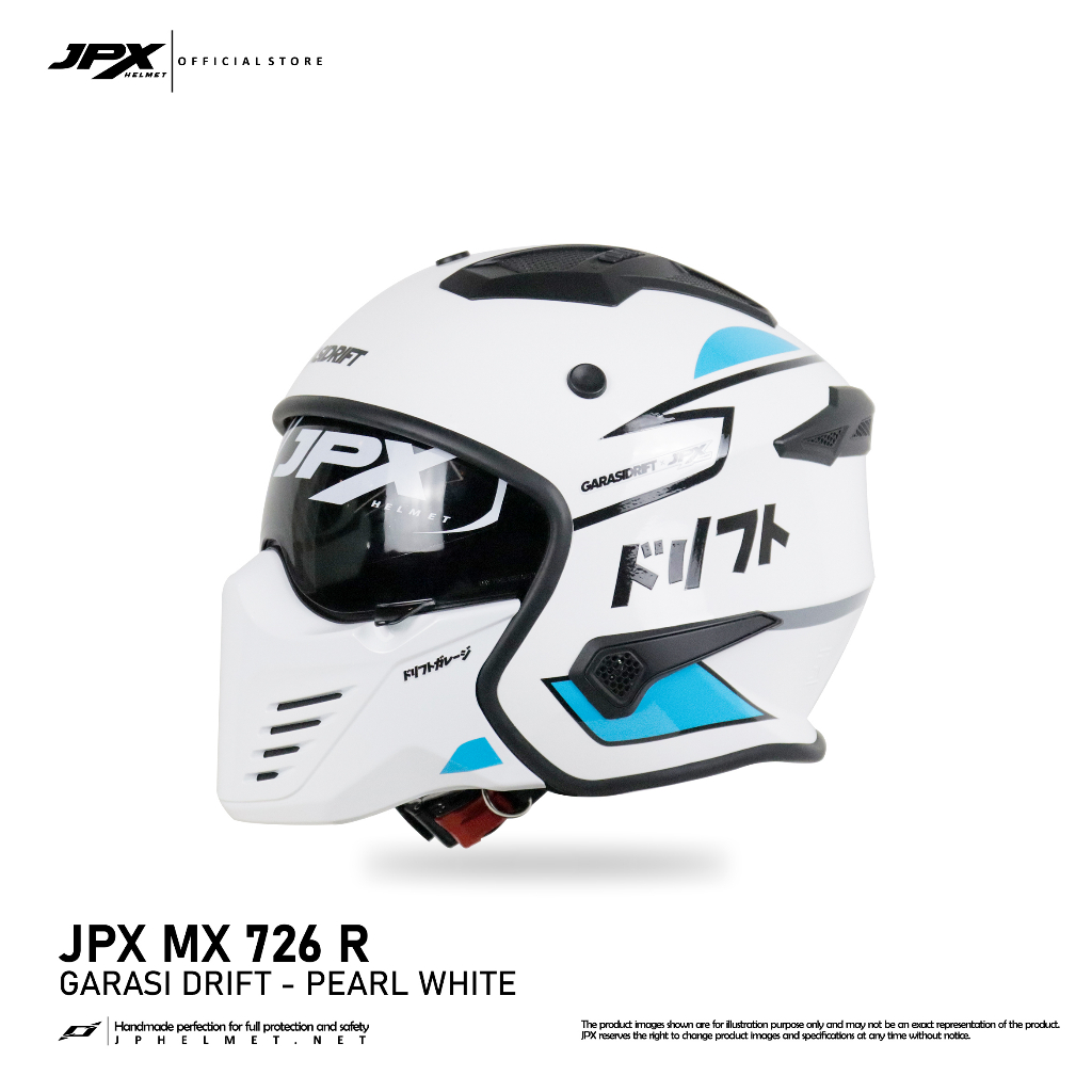 Jual Helm JPX Full Face Mx-726R - Garasi Drift | Shopee Indonesia