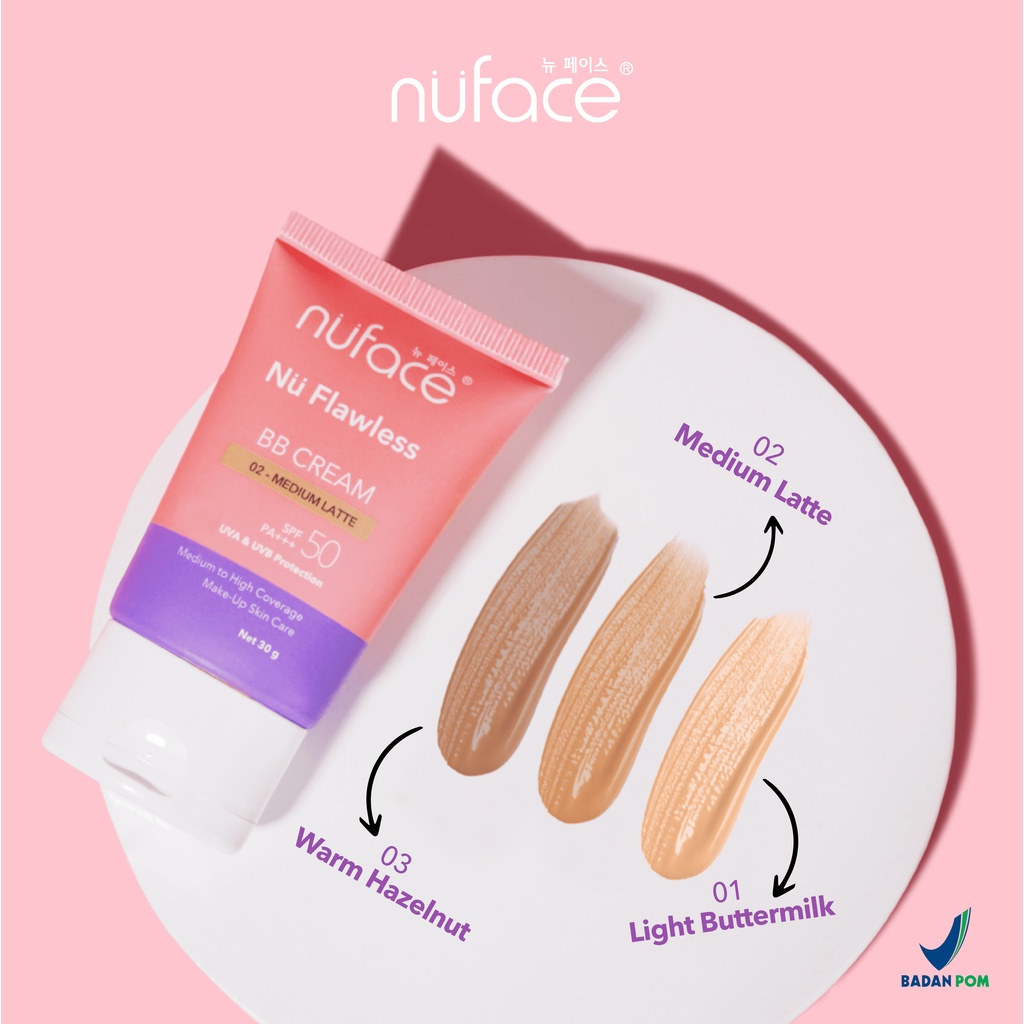 Jual NUFACE NU FLAWLESS BB CREAM PACKAGE 30GR & UNTUK SHADE MEDIUM ...