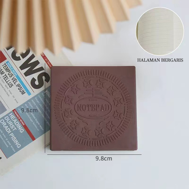 Jual Notebook Mini Motif Lucu Biskuit Cokelat Isi 80 Lembar Buku ...