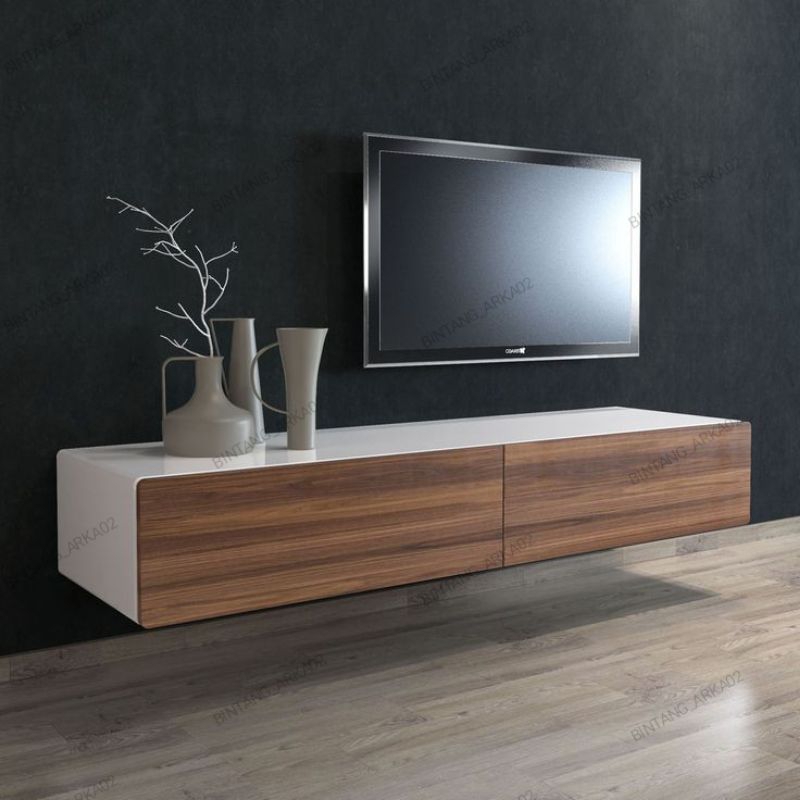Jual Rak gantung tv minimalis 140x30x25cm | Shopee Indonesia