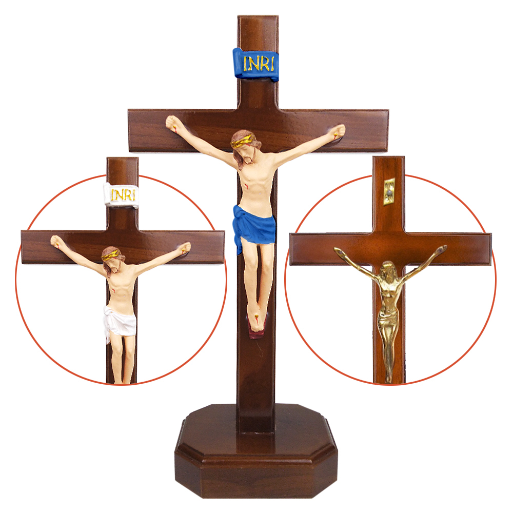 Jual Salib Duduk Meja Kayu Jati Size 27 Corpus Courpus Patung Tubuh ...