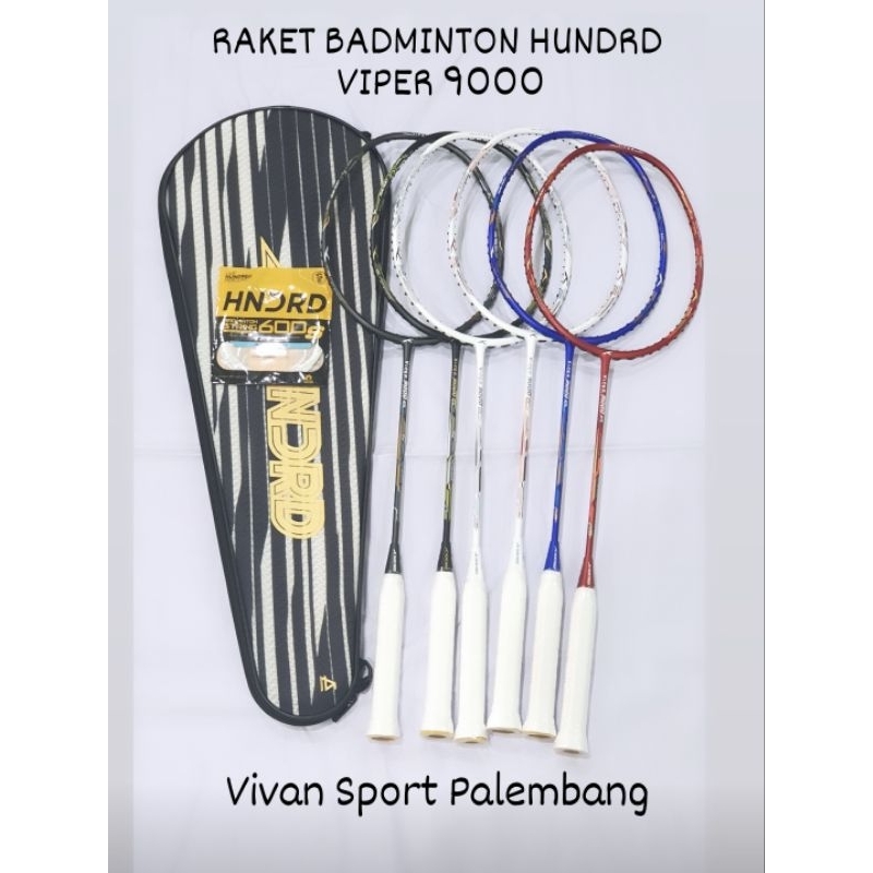 Jual Raket Badminton Hundred Viper 9000 Smash Power | Shopee Indonesia