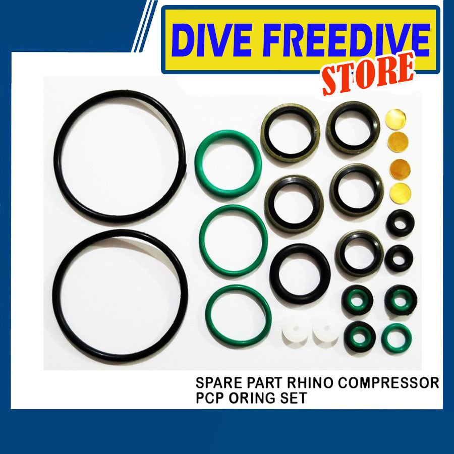 Jual Spare Part Oring Sil Set Rhino Compressor Kompresor PCP Pompa Senapan Rubber Seal Karet Sil ...