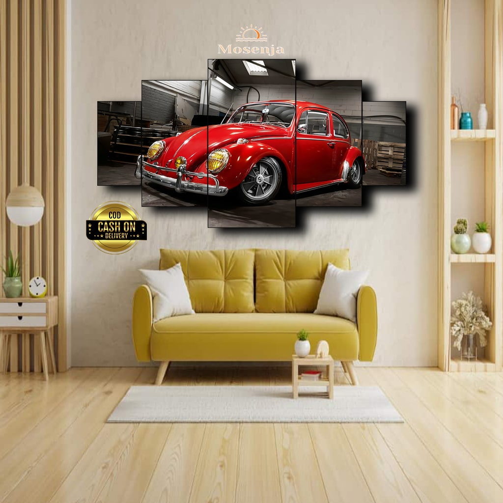 Jual MOSENJA- HIASAN DINDING POSTER KAYU MOBIL CLASIK | Shopee Indonesia