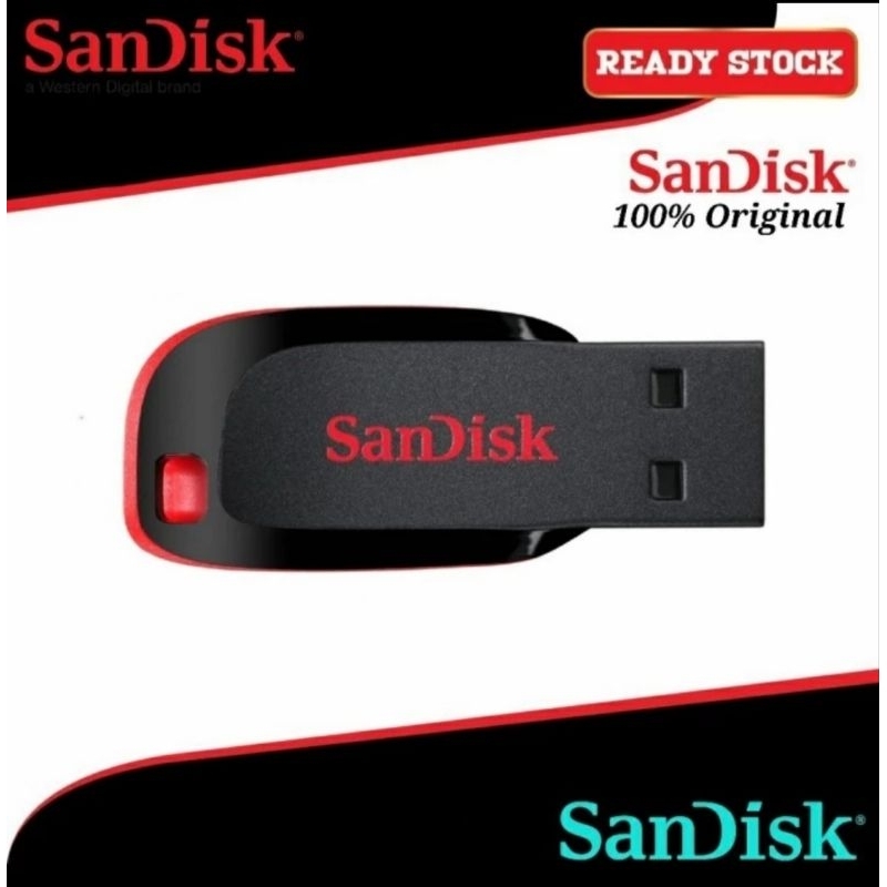Jual SANDISK FLASHDISK CRUZER BLADE 64GB USB FLASH DISK BLADE 64GB ...