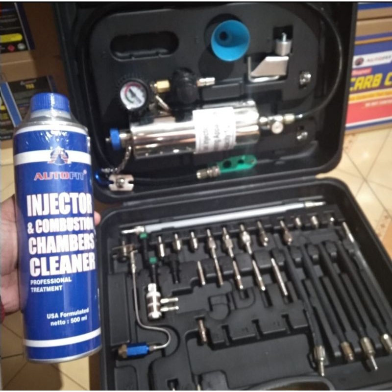 Jual AUTOFIT Paket Injector & Combustion Chamber Cleaner 500 ml + Alat ...