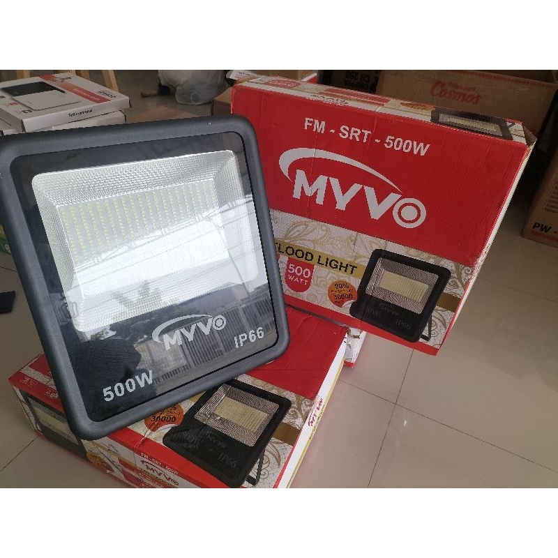 Jual Lampu LED Flood Light Kap Sorot Myvo 500W | Shopee Indonesia