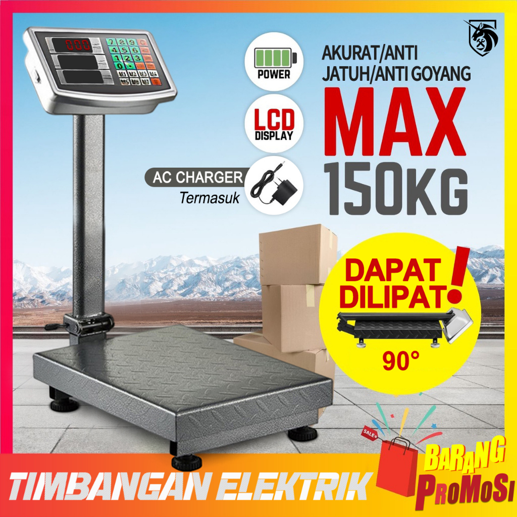 Jual Timbangan Duduk Digital Lipat 150KG/Timbangan Elektrik Portabel/Timbangan Elektrik ...
