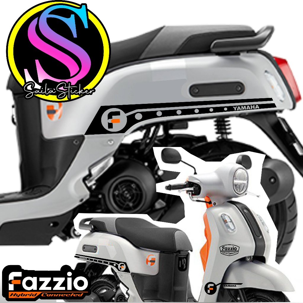 Jual 169/STICKER CUTTING/STICKER MOTOR/STICKER FAZZIO/STICKER LOGO ...