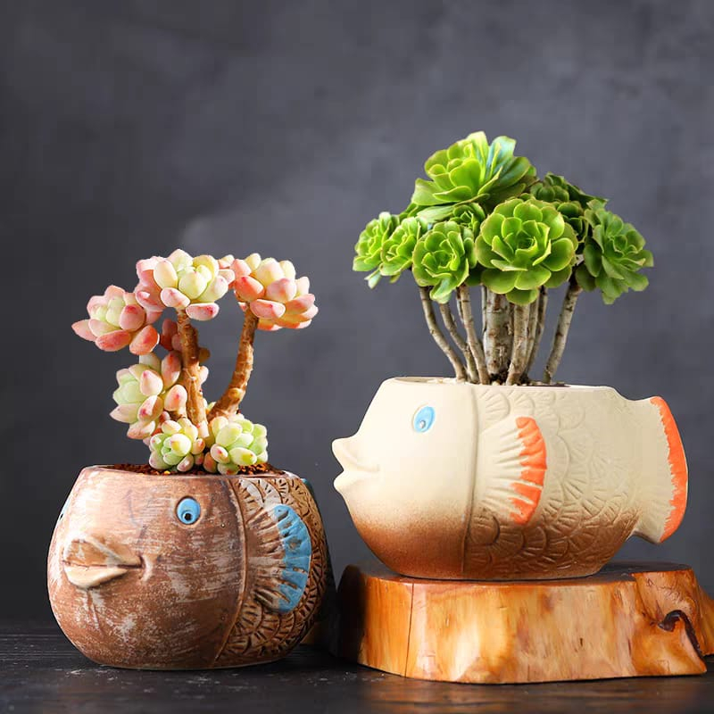 Jual Pot Keramik Ikan | Shopee Indonesia
