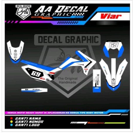 Jual decal viar 150 viar 200 bisa request stiker viar 150 | Shopee ...