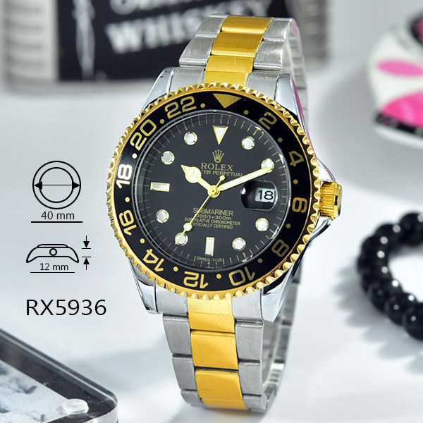 Jual Jam Tangan Pria Quartz Jam Cowok Jam Rantai Stainless Steel Luxury ...