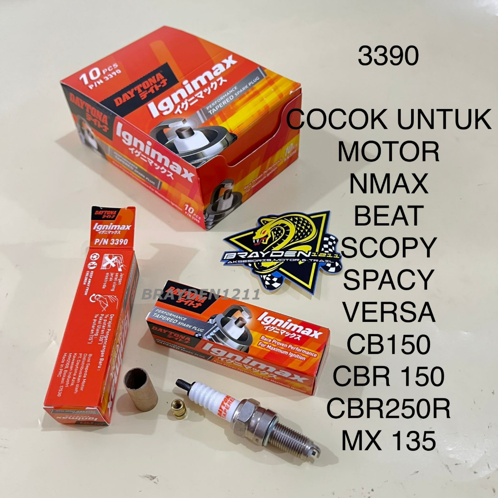 Jual BUSI DAYTONA RACING KLX-NINJA-VIXION-MIO-BEAT-SUPRA-JUPITER-RXKING ...