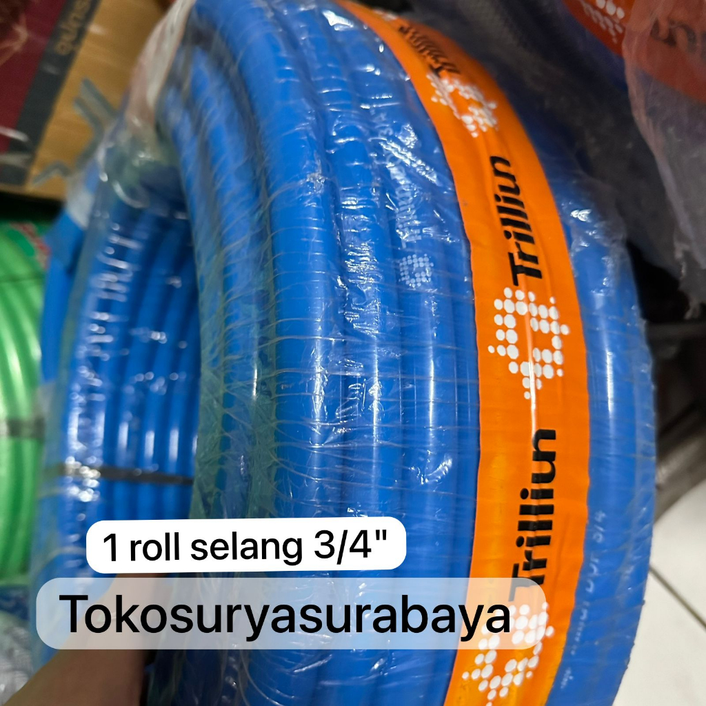 Jual 50 meter Selang 3/4" Trilliun DOF - Selang Elastis Trilliun DOF 3/4" 50m / 1 rol | Shopee ...
