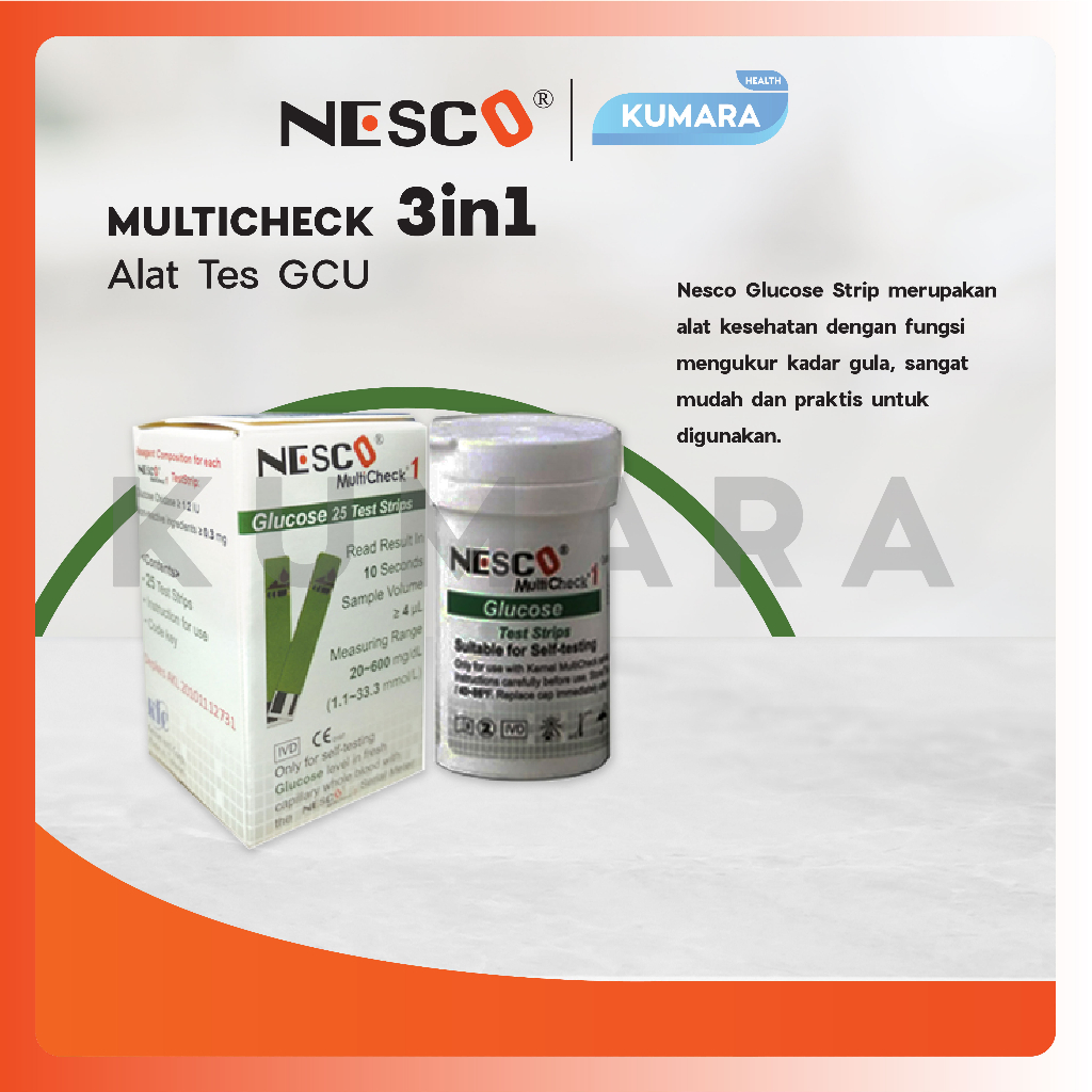 Jual NESCO - Strip Gula Darah / Glucose Test Strip Nesco | Shopee Indonesia