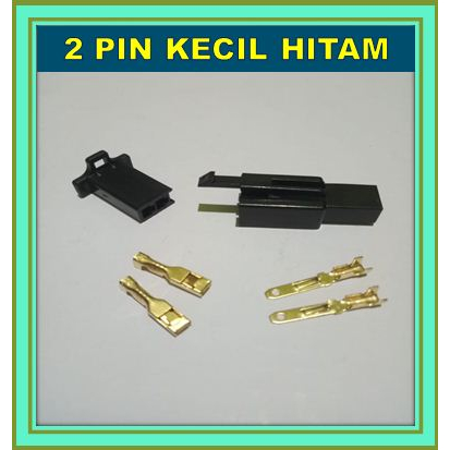 Jual SOKET 2 PIN SKUN KECIL / SOCKET KABEL 2 PIN KECIL /KONEKTOR KABEL ...