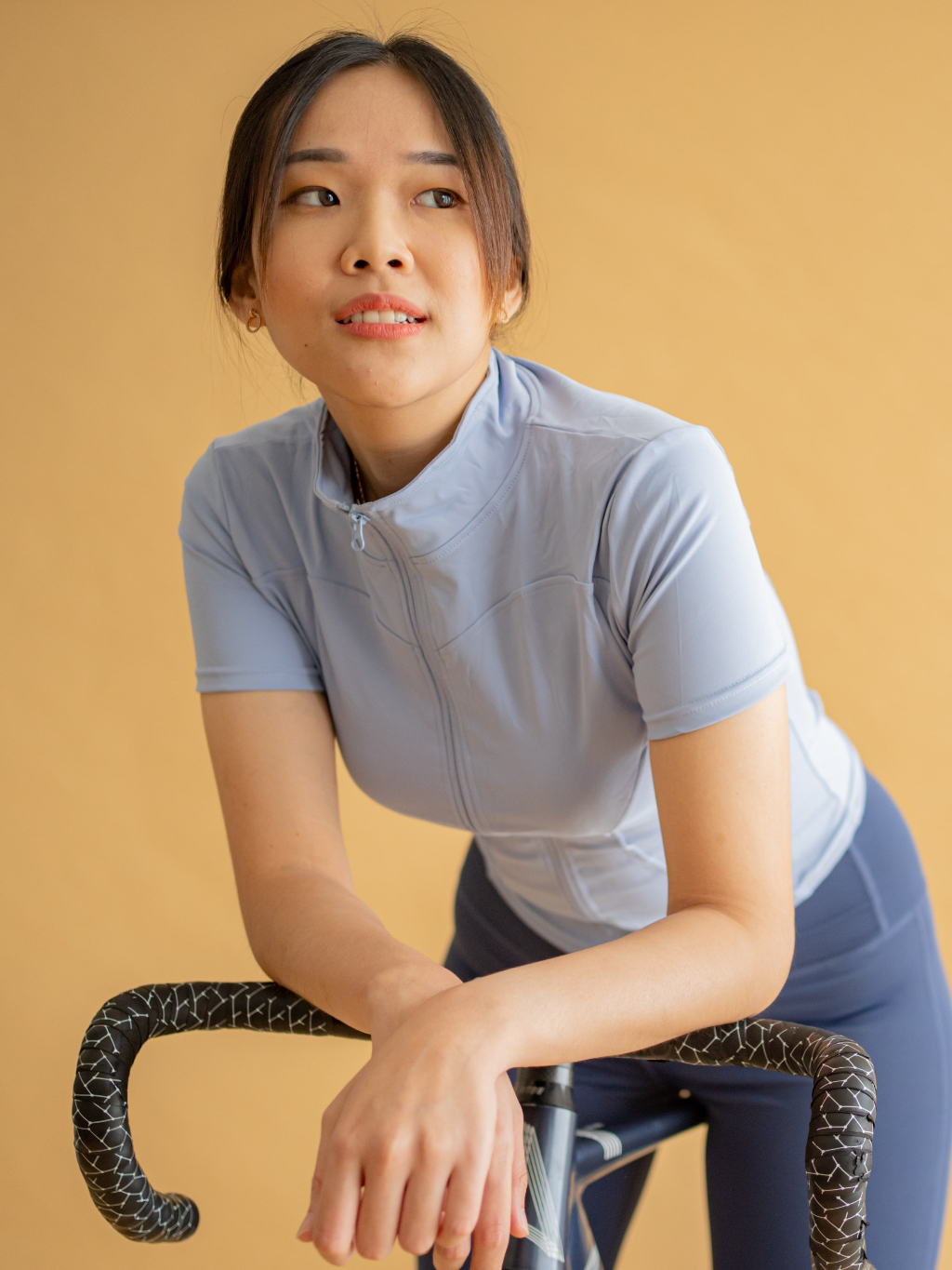 Jual FitYou Jenny Top Cycling and Tennis top Full Zipper Mock Neck ...