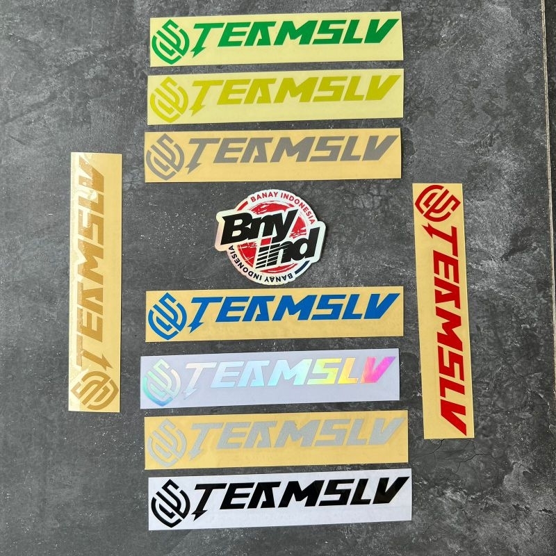 Jual Stiker Sticker TEAMSLV v2 cutting | Shopee Indonesia