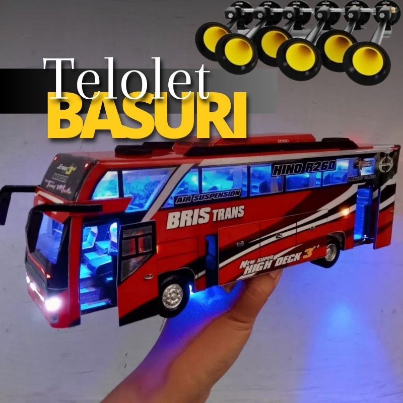 Jual Miniatur Bus BRIS Trans Tuan Muda Full Spek Full Interior Skala 43 ...