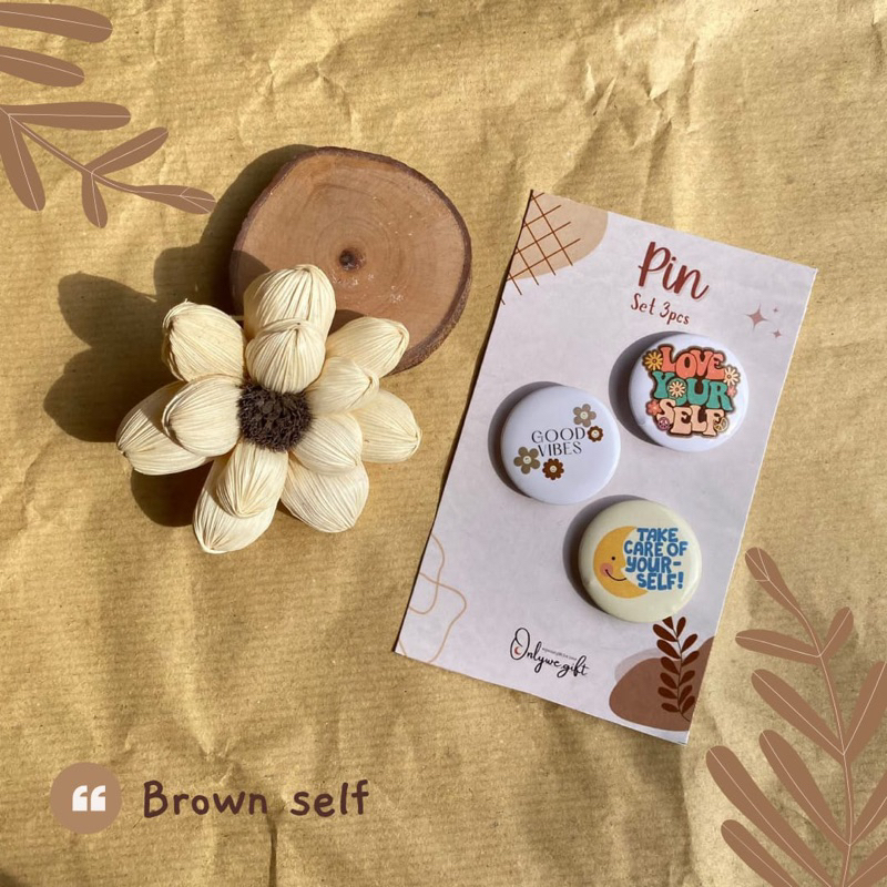 Jual KAENBE ID - Pin Bross Tas Set | Pin Bross Aesthetic 3set | Pin ...