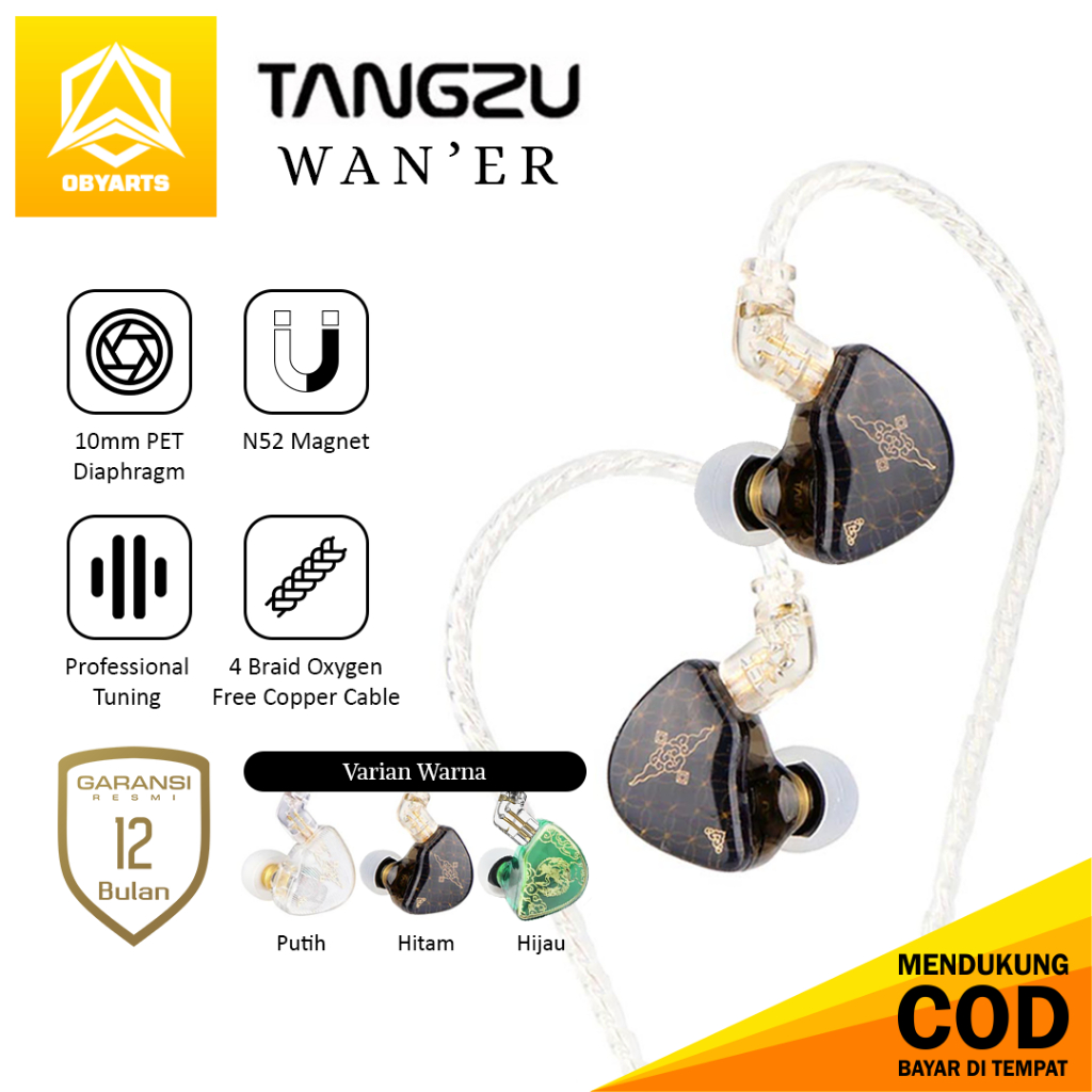 Jual Tangzu Wan Er / WanEr SG with Mic Original 10mm PET Diaphragm Hi ...