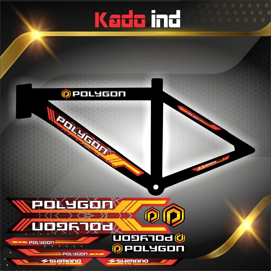 Jual stiker sepeda Stiker Variasi Striping Sticker Tempel Logo Emblem ...