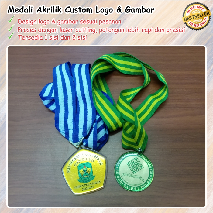 Jual Medali Akrilik Custom Wisuda / Kelulusan Sekolah | Shopee Indonesia
