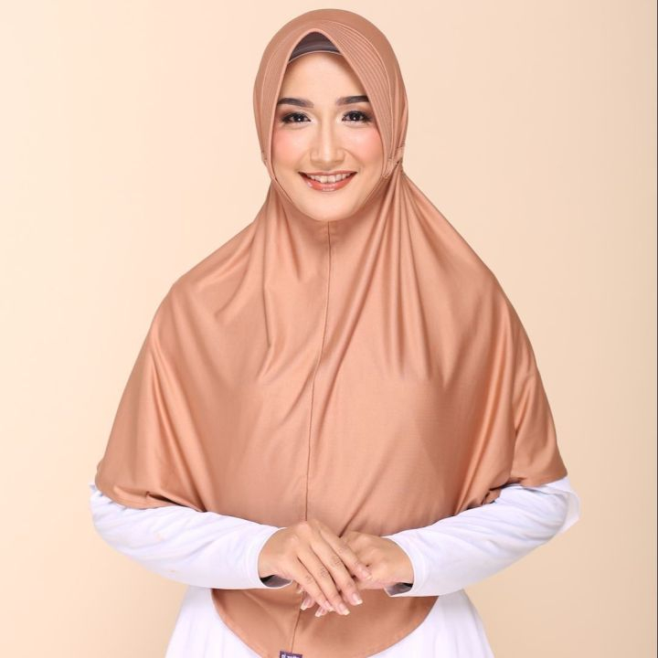 Jual ELZATTA Jilbab Instant Zaria Sahara L - Jilbab Panjang Syar'i - Jilbab Syari - Hijab Polos ...