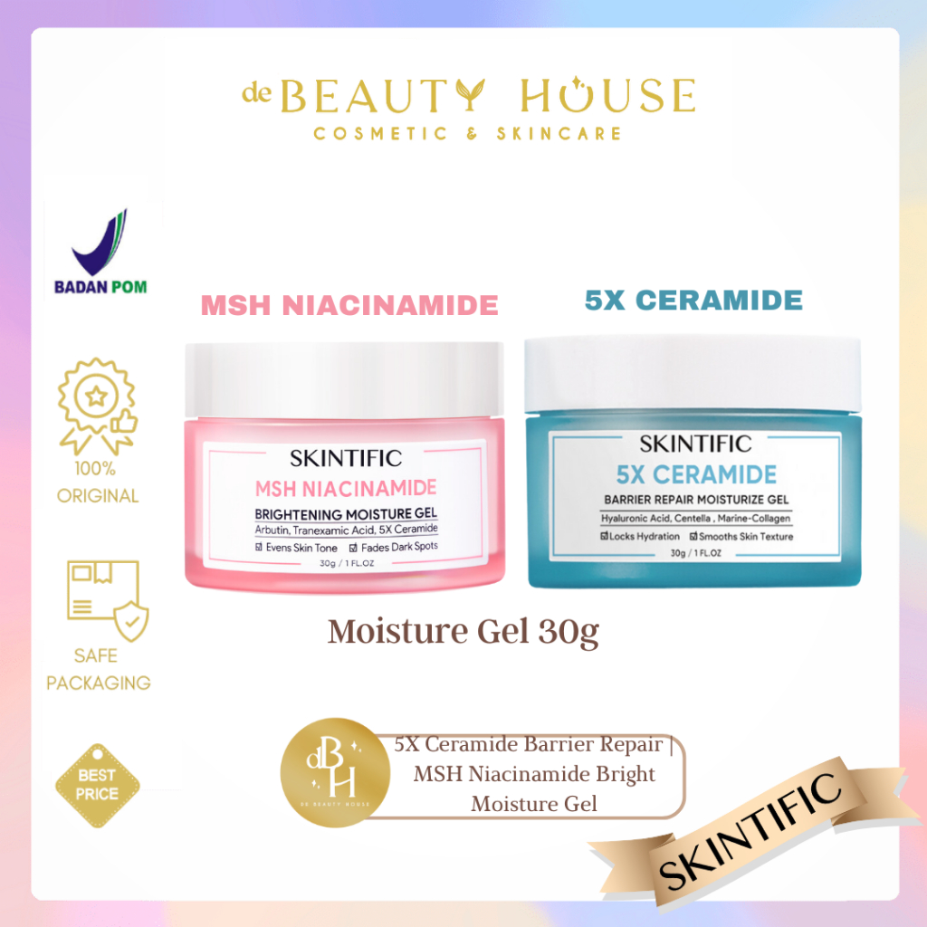 Jual SKINTIFIC 5X Ceramide Barrier Repair Moisture Gel 30g | SKINTIFIC ...
