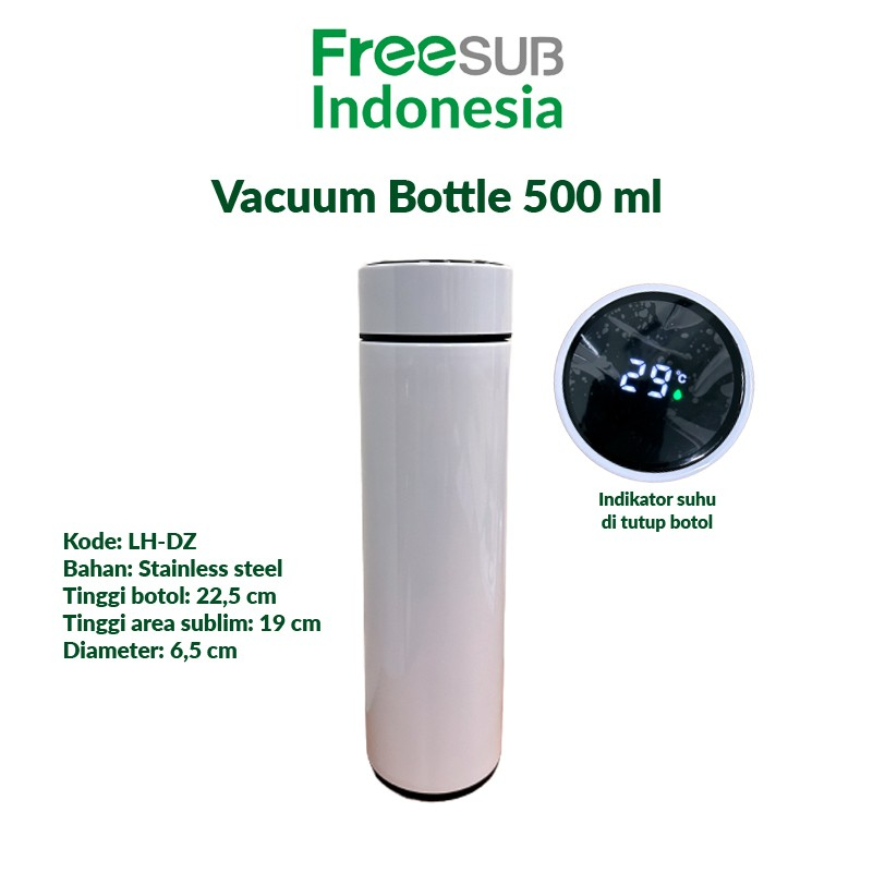 Jual Botol Minum Tumbler / Termos / Mug Putih Polos Coating Sublim Sublimation Bottle Blank ...