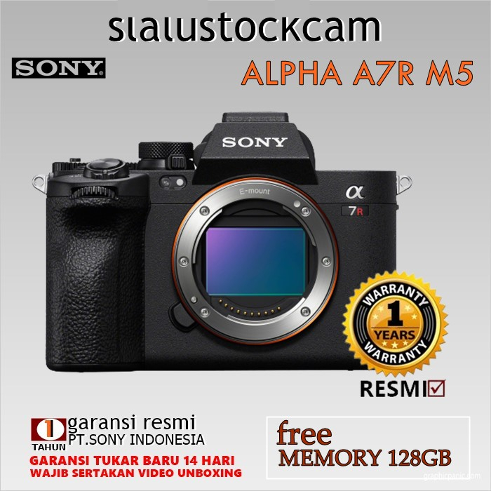 Jual SONY A7R V BODY ONLY - CAMERA SONY MIRRORLESS ALPHA A7R M5 BODY RESMI | Shopee Indonesia