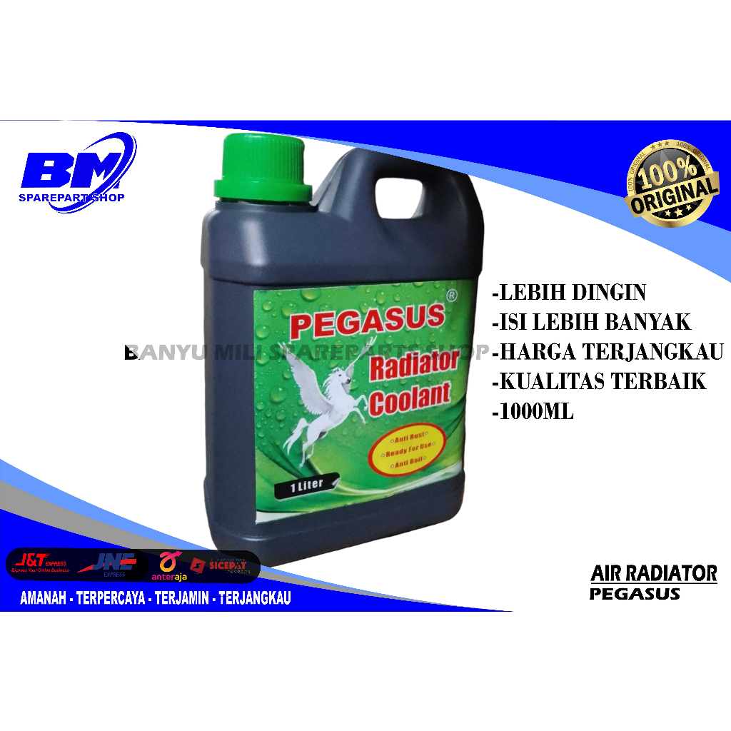 Jual AIR RADIATOR COOLANT PEGASUS 1000 ml | Shopee Indonesia