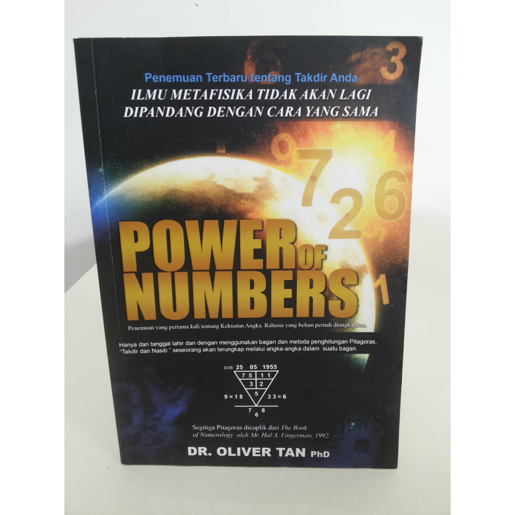 Jual Buku Power of Numbers --- Dr. Oliver Tan Ph.D | Shopee Indonesia
