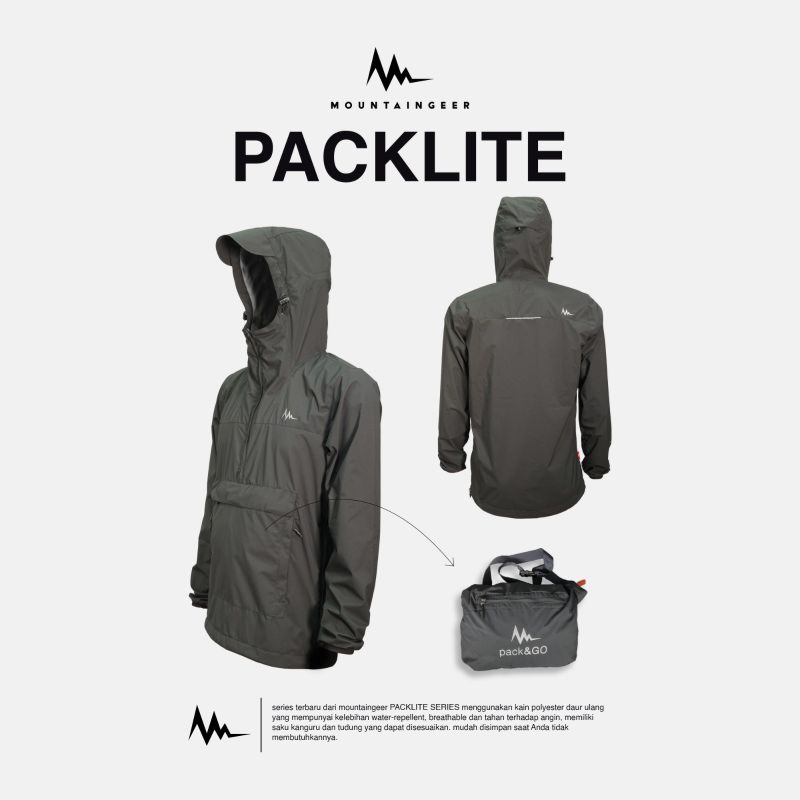 Jual Jaket Mountaingeer PACKLITE series - Jaket anorak Mountaingeer ...