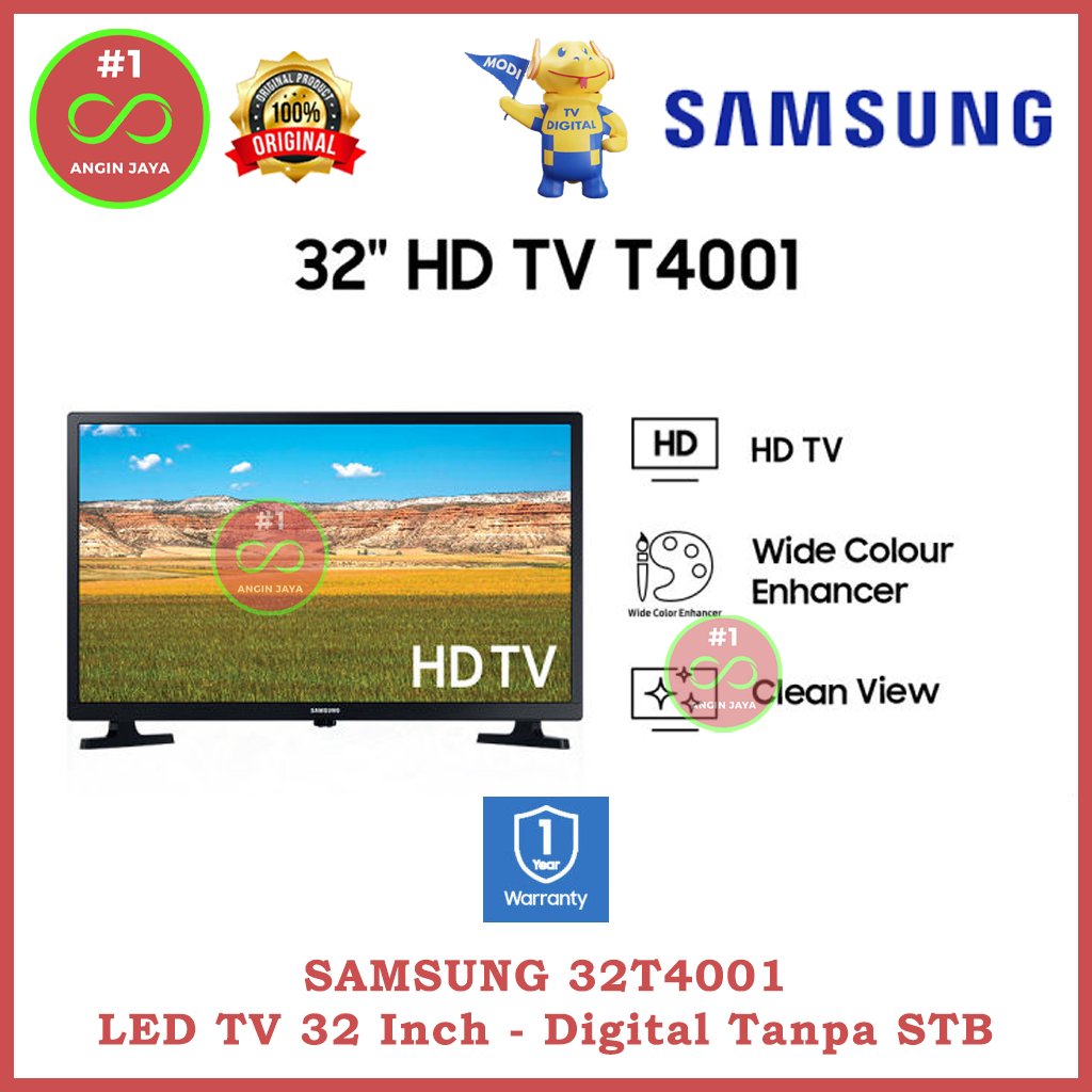 Jual SAMSUNG 32T4001 LED TV 32 Inch Digital USB HDMI - UA32T4001AKXXD ...