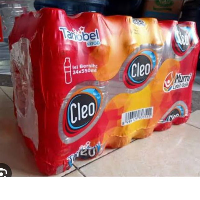 Jual Cleo Air Mineral 550ml isi 24 pcs Cleo Air Mineral 550 ml (isi 24 Botol) | Shopee Indonesia