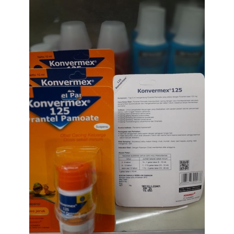 Jual KONVERMEX 125 (OBAT CACING SYRUP) | Shopee Indonesia