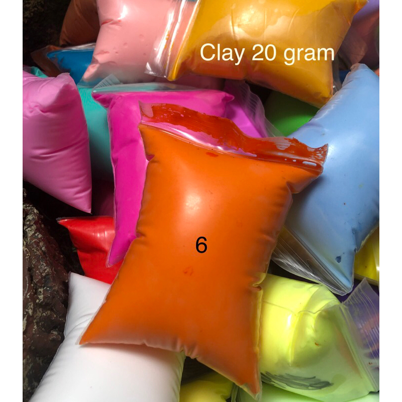 Jual CLAY PUTIH MAINAN ANAK CLAY 36 WARNA CLAY SOFT AIR DRY CLAY ...