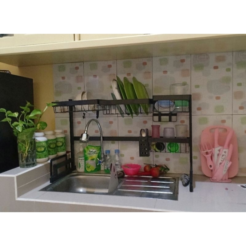 Jual rak piring di atas wastafel 85 cm | Shopee Indonesia