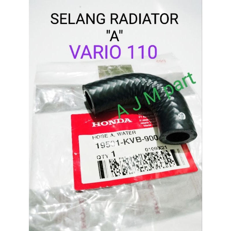 Jual HOSE A WATER SELANG AIR RADIATOR HONDA VARIO 110 KARBU ORIGINAL ASLI | Shopee Indonesia