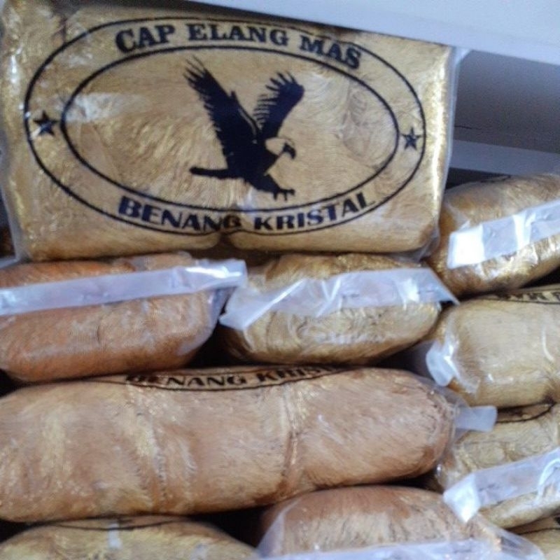 Jual Benang kristal Cap elang Mas | Tenun ATBM, Tenun songket Siak ...