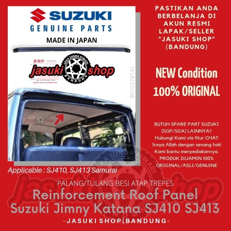Jual Roof Bar Penyangga Palang Tulang Besi Atap Trepes Suzuki Jimny Katana Samurai SJ410 SJ413 ...